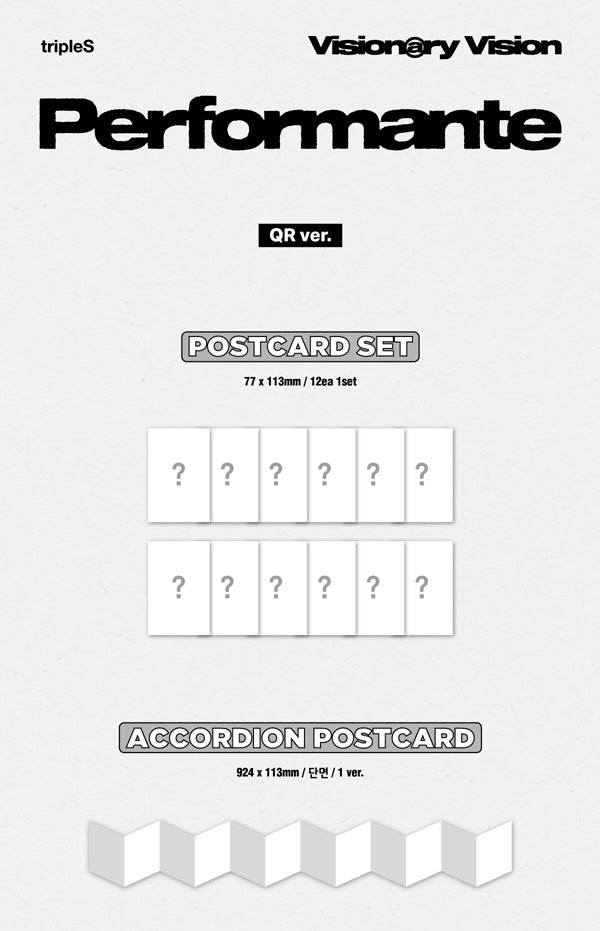 [PRE-ORDER] TRIPLES 2ND REGULAR ALBUM [VISIONARY VISION - PERFORMANTE ...