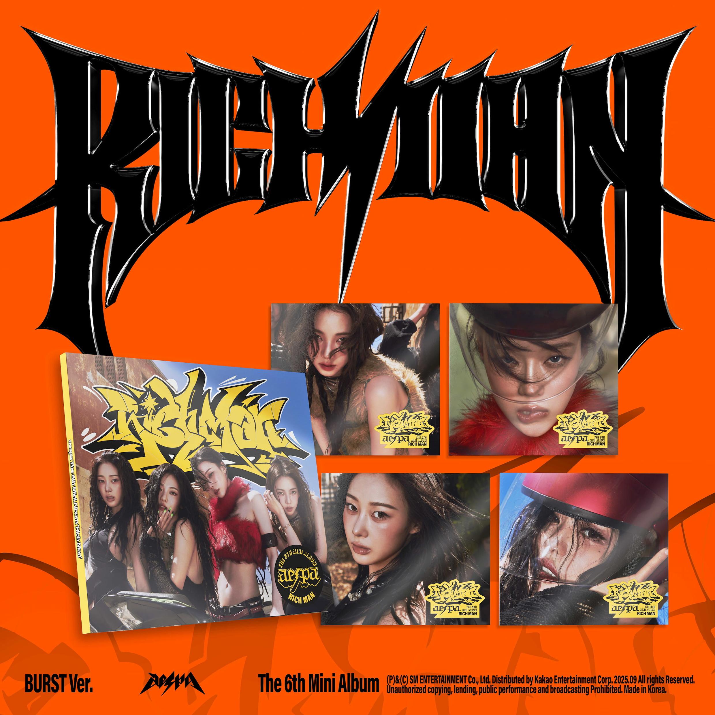 AESPA 6TH MINI ALBUM [RICH MAN/BURST Ver.] – Kawaii Alley