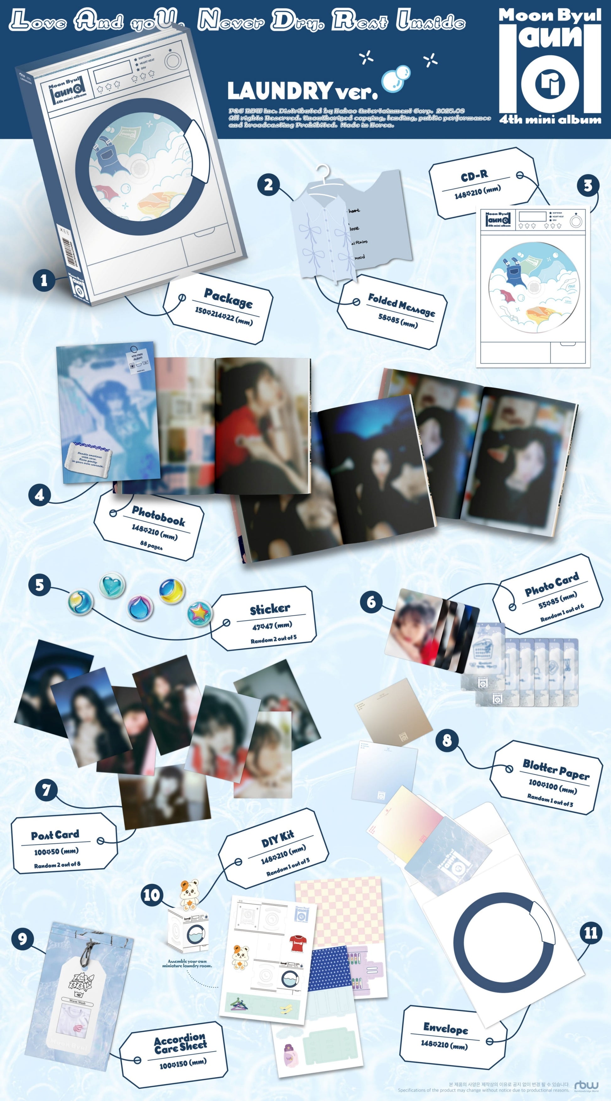 Moon Byul (MAMAMOO) 4TH MINI ALBUM [laundri] (LAUNDRY ver.) – Kawaii Alley