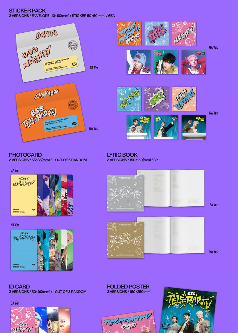 BSS 2ND SINGLE ALBUM [TELEPARTY/Standard VER.] – Kawaii Alley