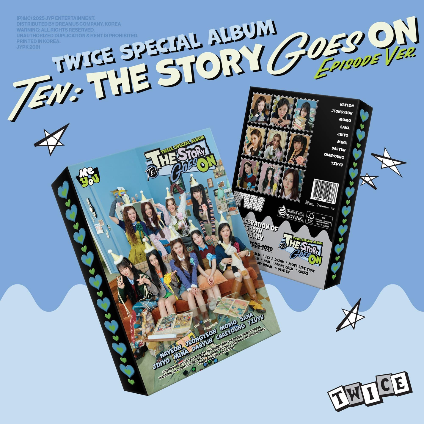 TWICE SPECIAL ALBUM [TEN: The Story Goes On/PARTY EPISODE VER ...