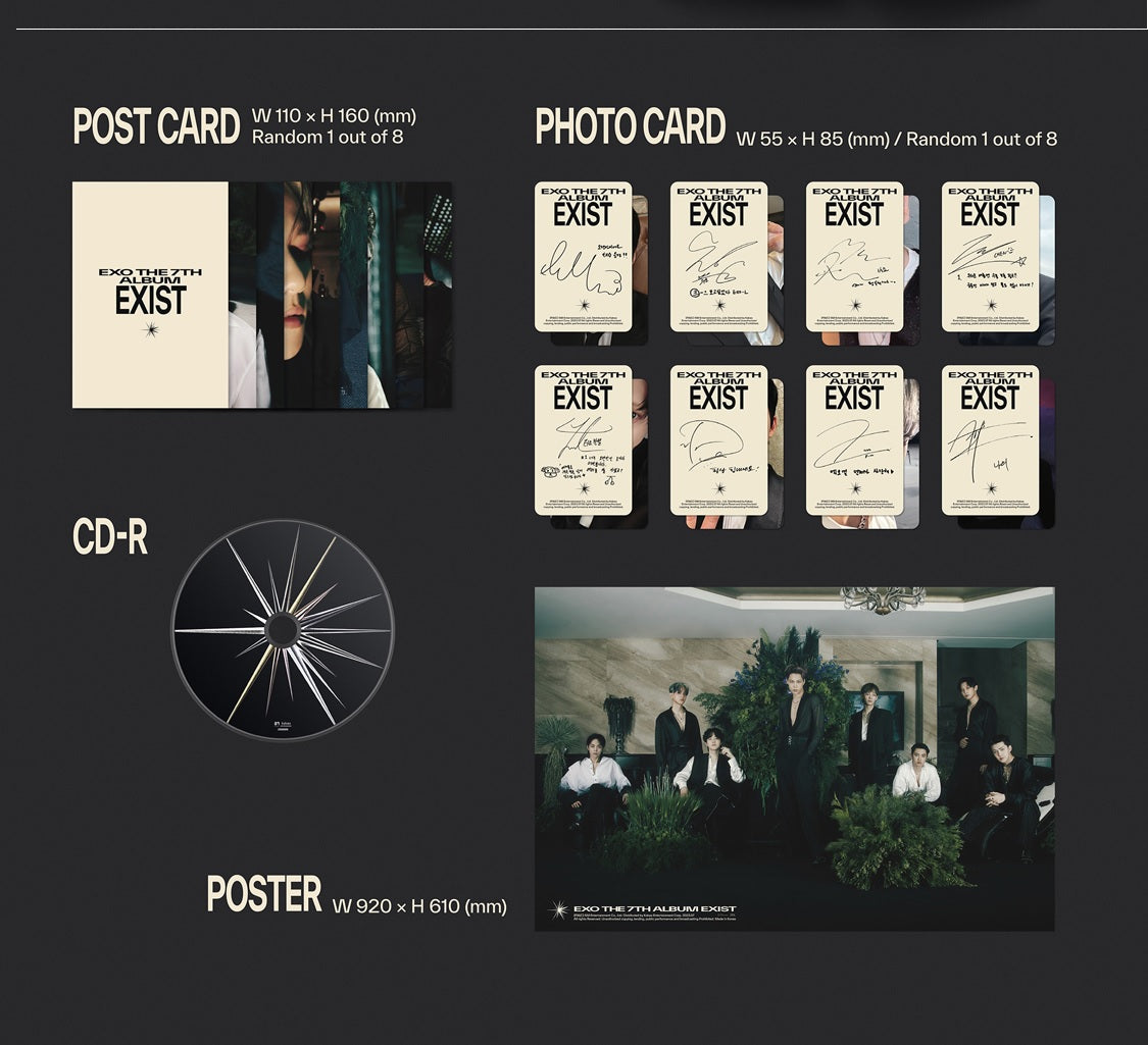 EXO 7TH FULL ALBUM [EXIST/PHOTO BOOK VER] – Kawaii Alley