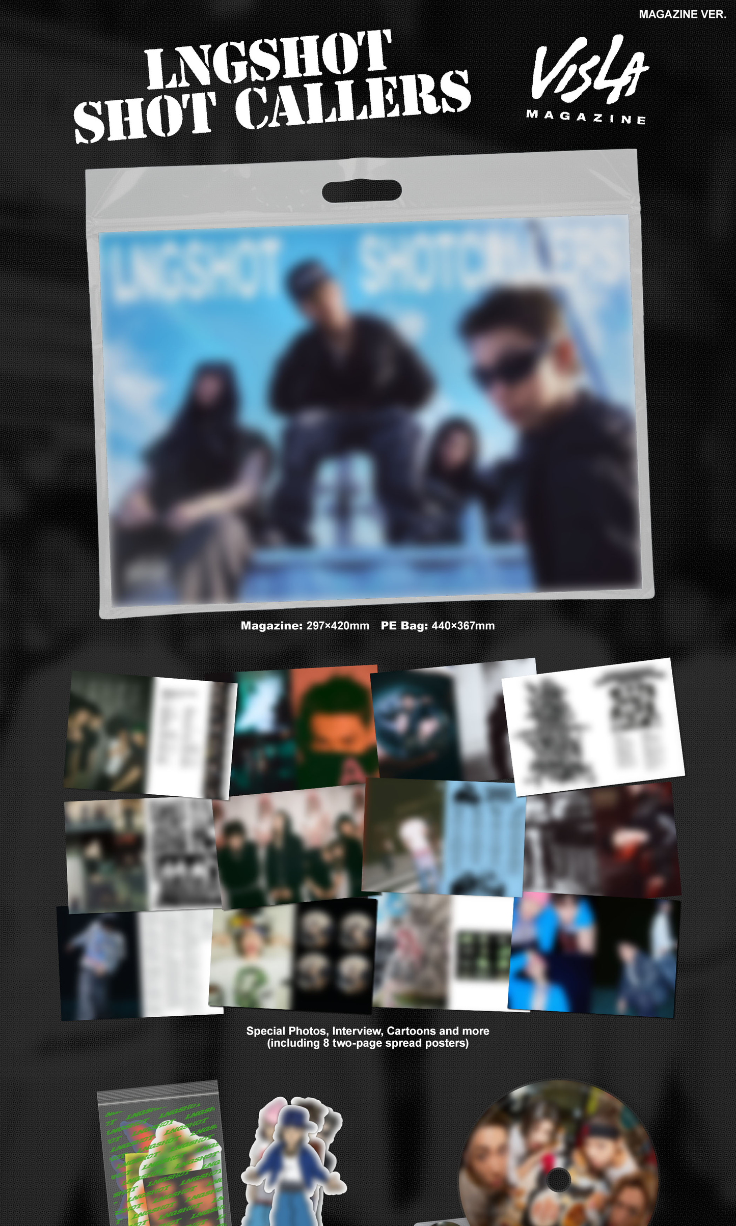 [PRE-ORDER] LNGSHOT EP [SHOT CALLERS/Magazine Ver.] – Kawaii Alley