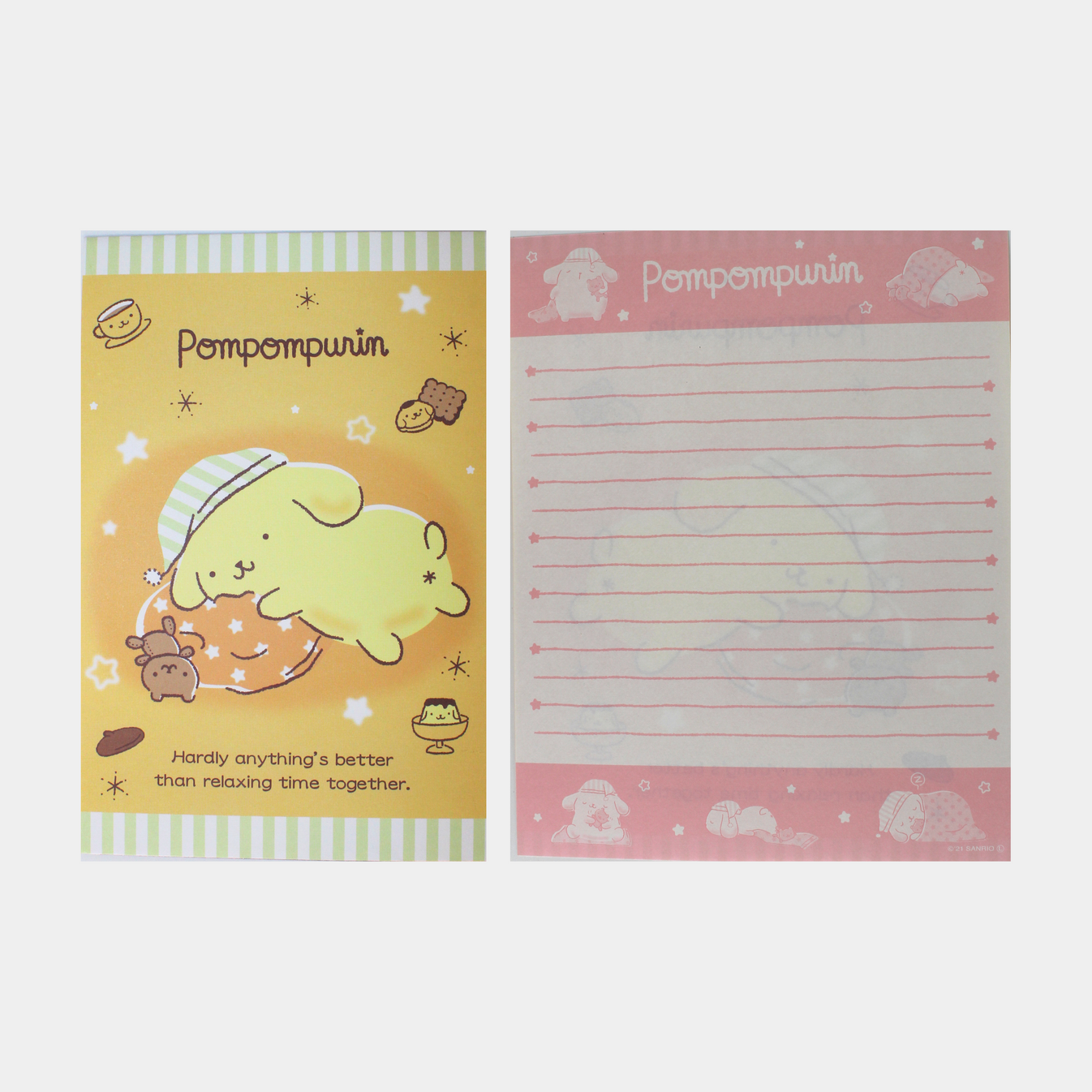 Pompompurin Letter Set – Kawaii Alley