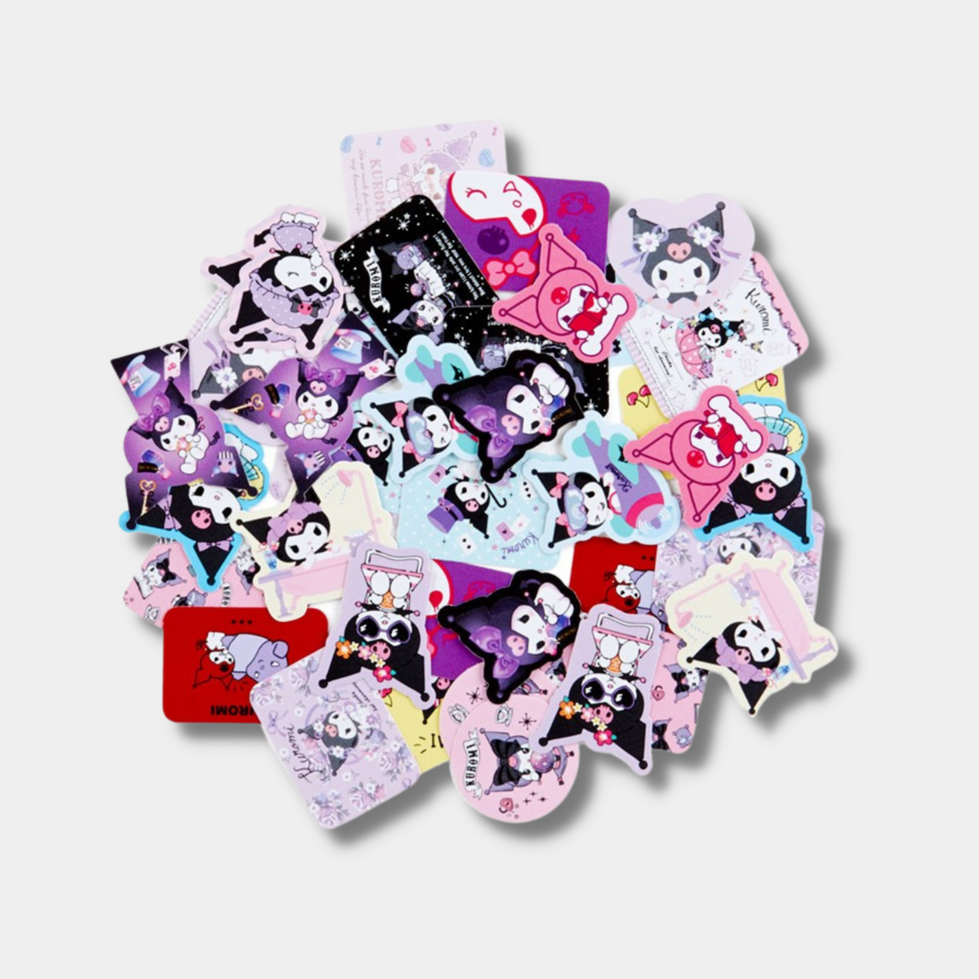 Kuromi Sticker Pack 40pcs – Kawaii Alley